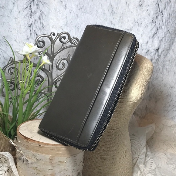 Jack Spade | Bags | Jack Spade Continental Leather Wallet Checkbook ...
